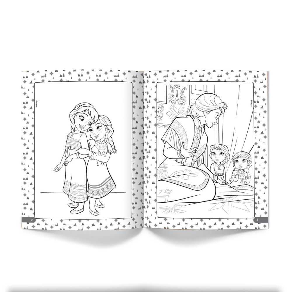 Frozen ll Anna, Elsa y Olaf Libro para Colorear + 5 Mini Colores l ...