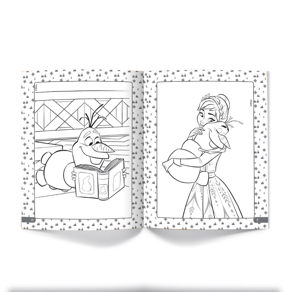 Frozen ll Anna, Elsa y Olaf Libro para Colorear + 5 Mini Colores l ...