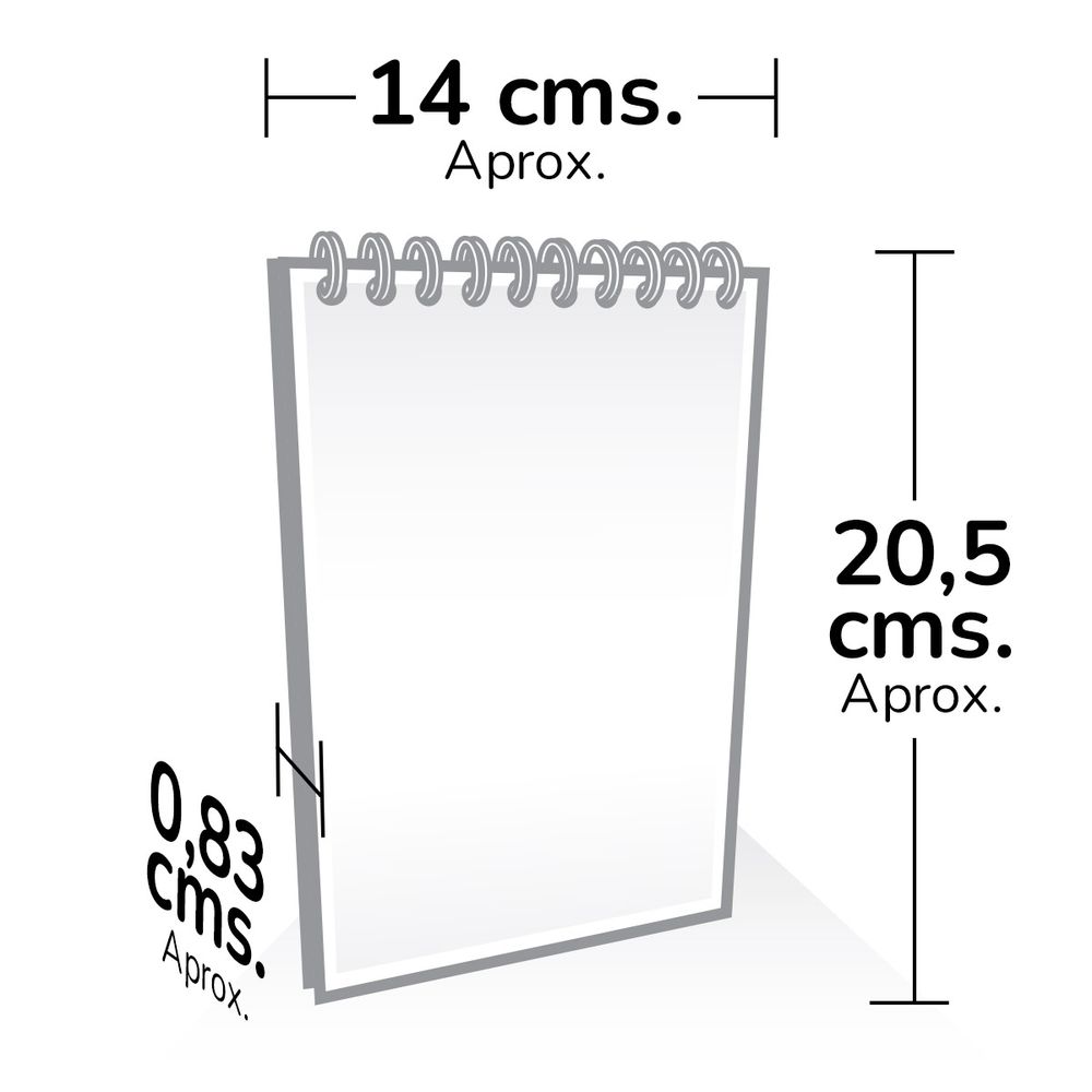 Cuaderno Argollado Vertical Intensamente Dreams - papelesprimavera